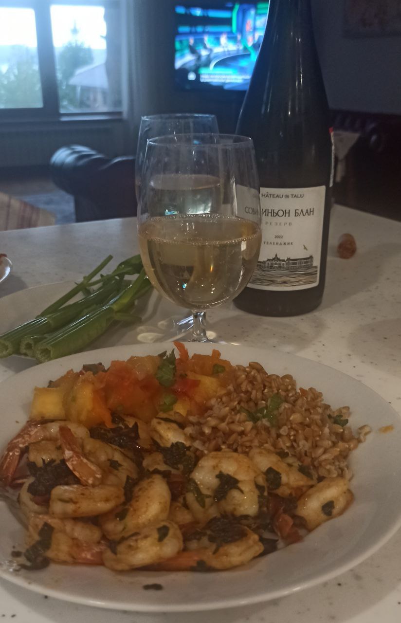 Farro Zucchini Shrimp – Katya's Kitchen